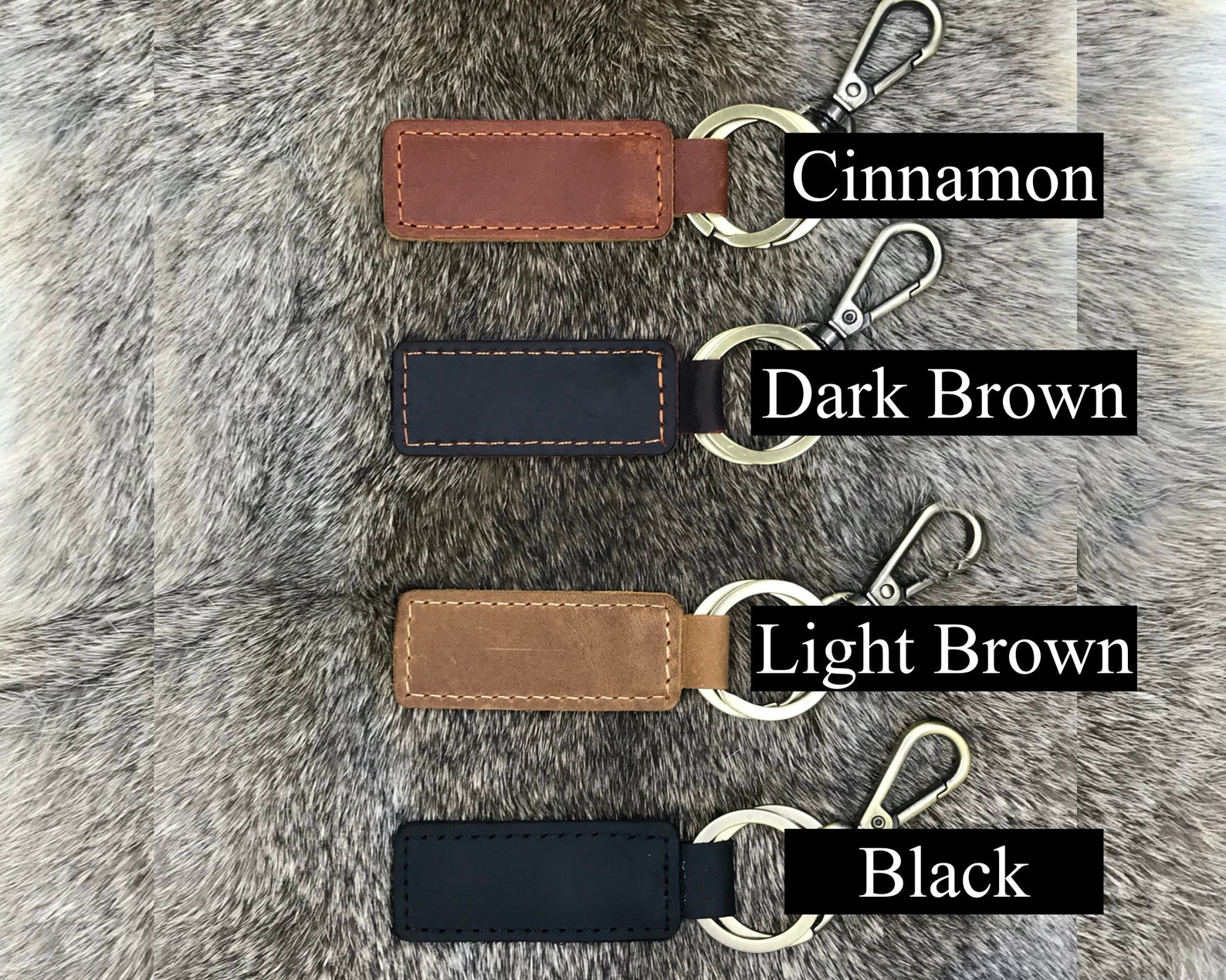 Personalized Leather Keychain, Customized Keychain, Custom Leather Key ...
