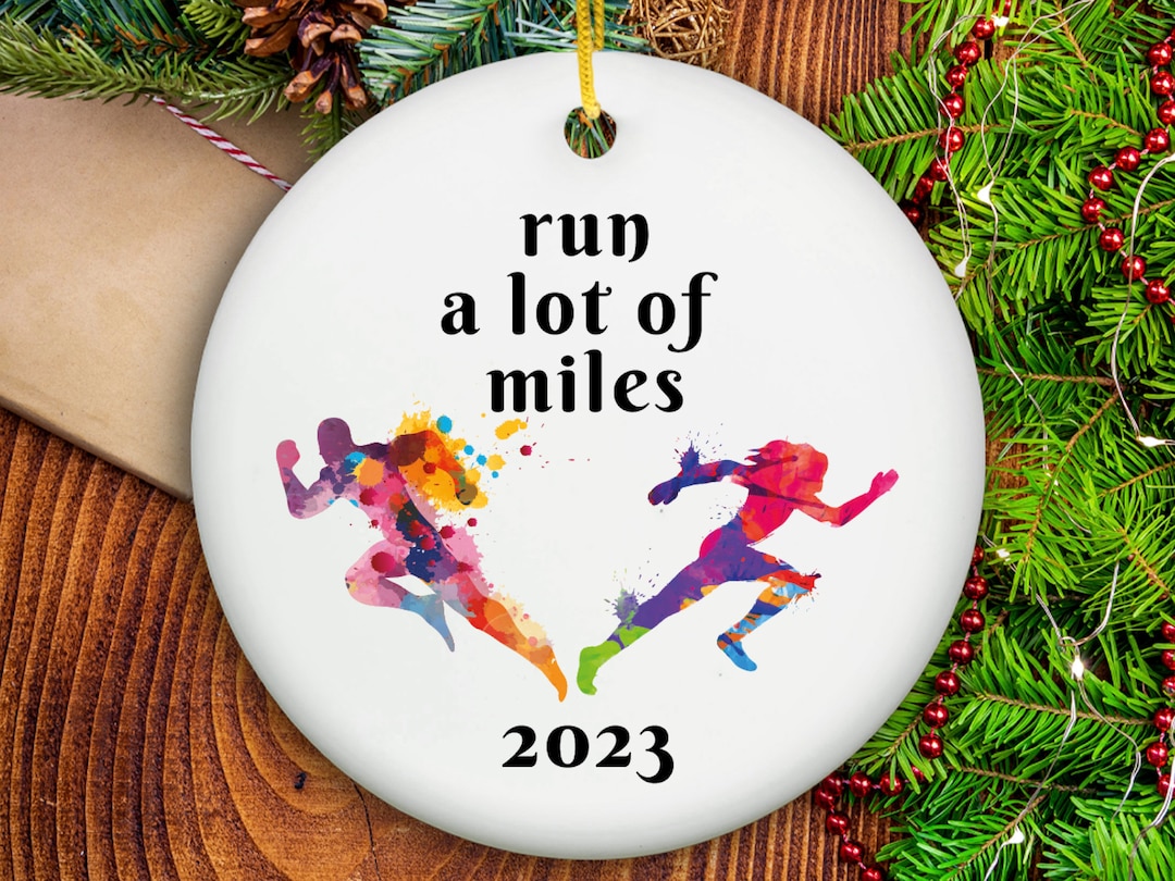 RUNNING ORNAMENT, Cross Country Gift, Running Gifts, MARATHON Ornament ...