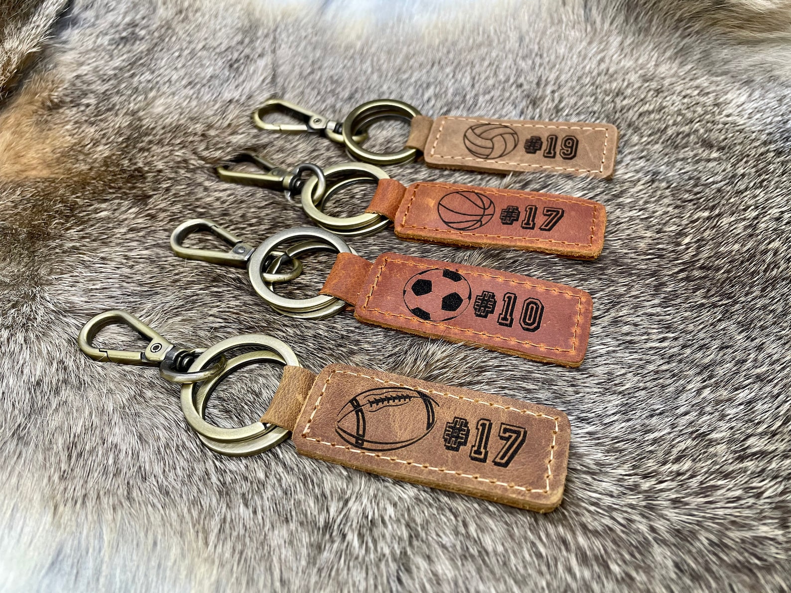 Football Keychain Football Team Gifts Football Senior Night - Etsy