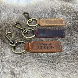 Lost Keys Keychain, Lost and Found Keyring, Call If Found Key FOB - Etsy
