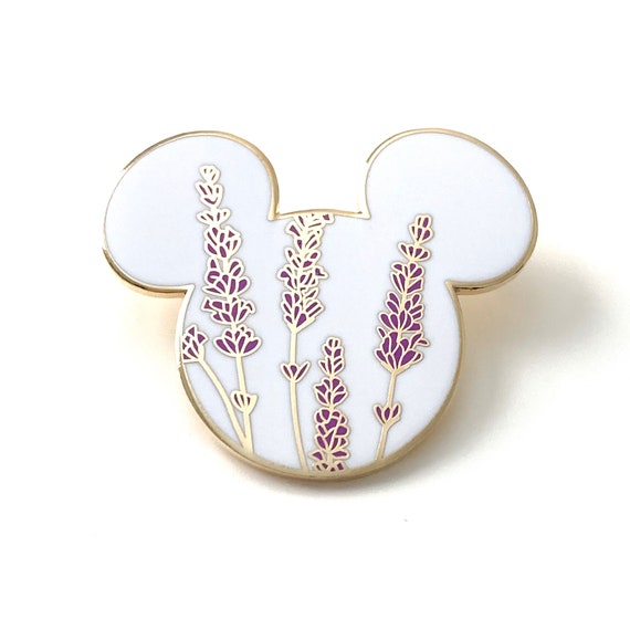 Lavender Mouse Enamel Pin - Etsy