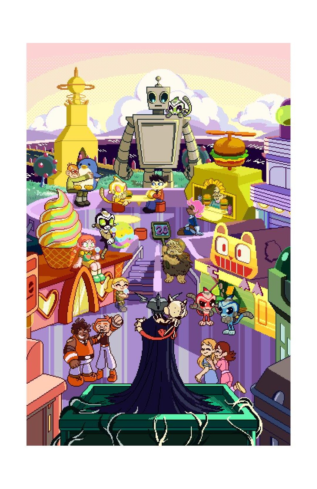 SRMTHFG Pixel Print - Etsy