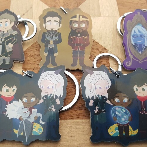 Soren and Claudia Enamel Pins Bundle the Dragon Prince - Etsy