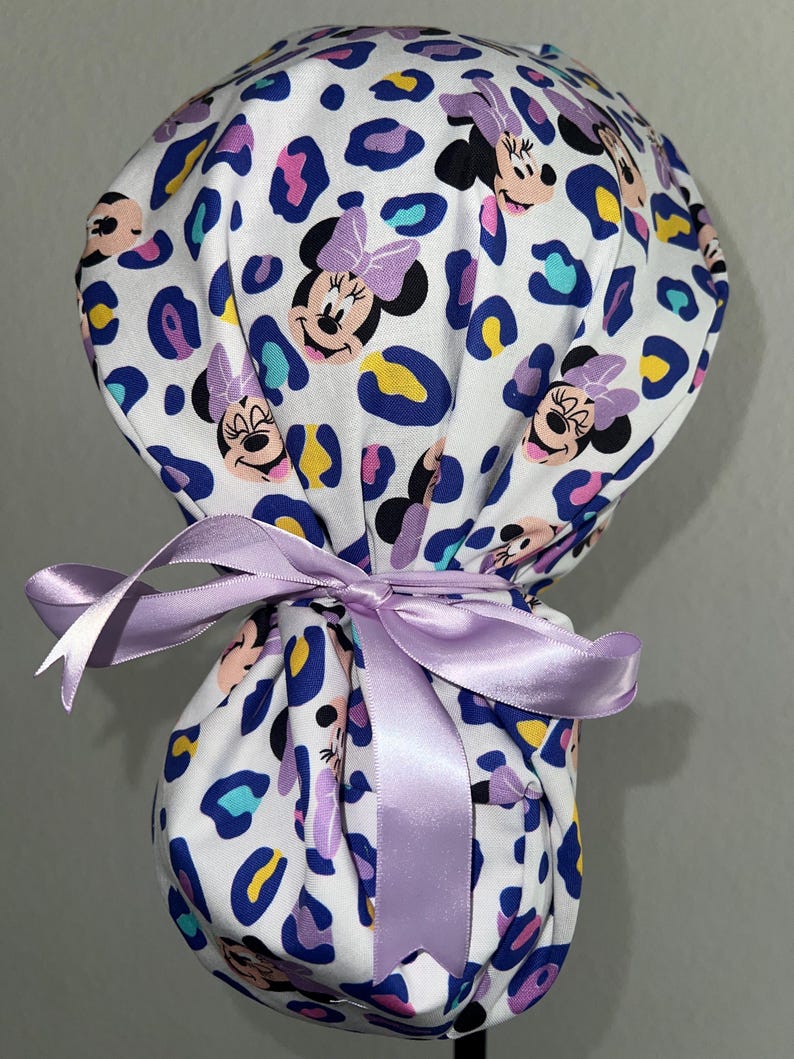I’m a Lady #4 Scrub Hat (cheetah), Ponytail Scrub Cap, Disney Scrub Cap ...