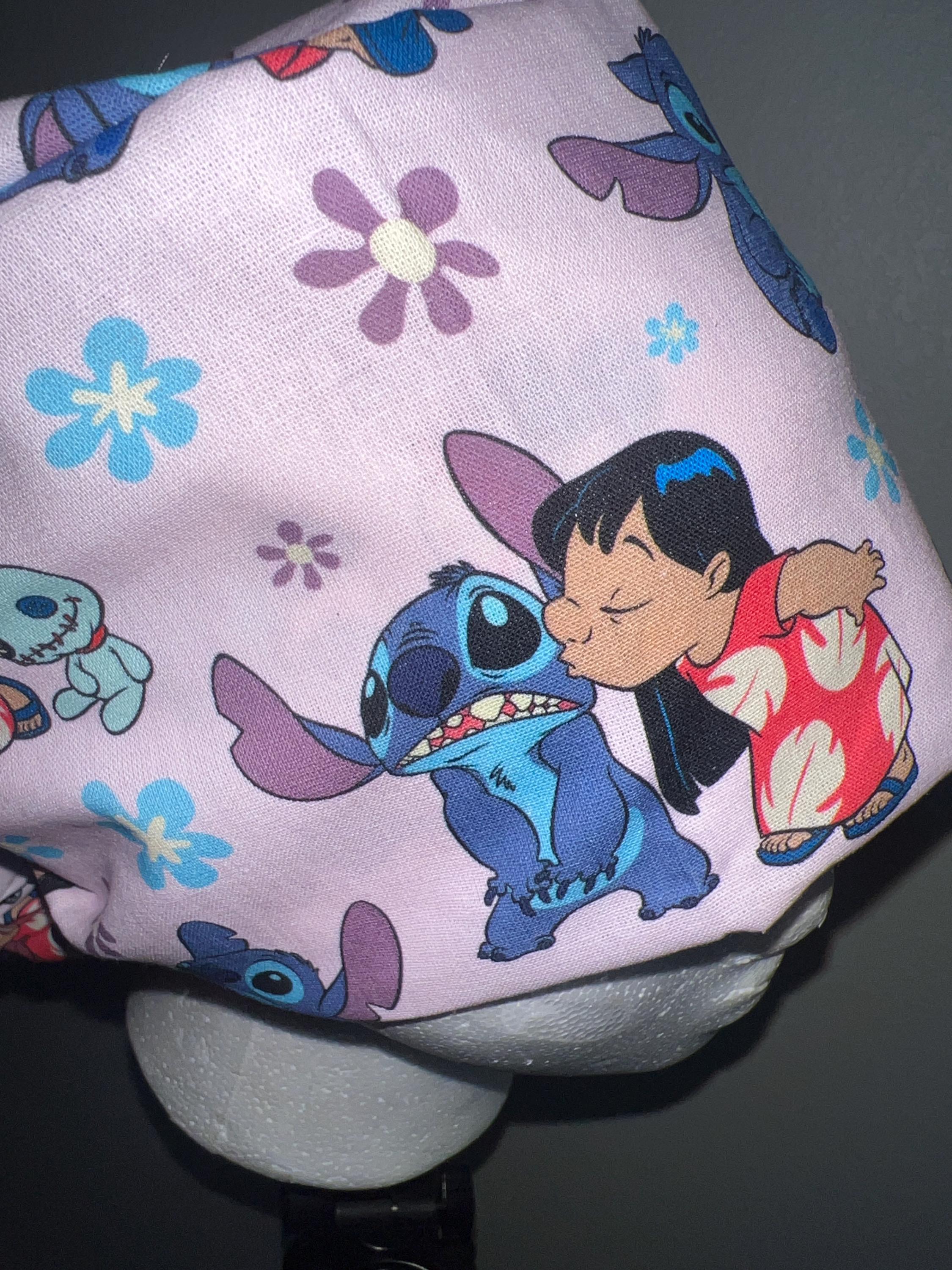 In Stitches (lilo & Stitch) Scrub Hat, Ponytail Scrub Cap, Surgical ...