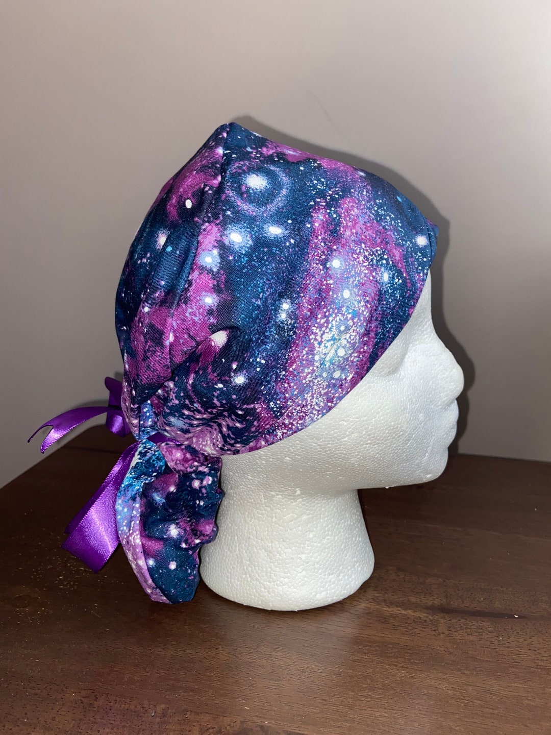 Celestial Bodies# 3 Ponytail Scrub Cap, Ponytail Scrub Hat, Surgical ...