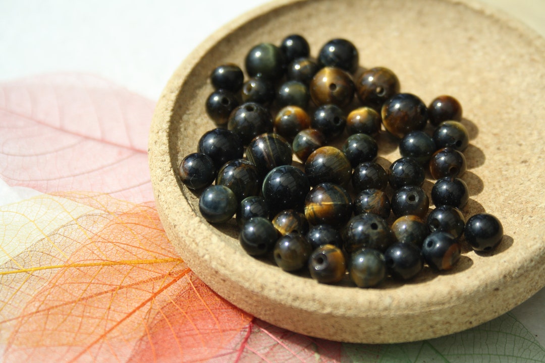 Natural FALCON EYE Pearls, 6 Mm and 8 Mm Pearls Natural Untinted ...