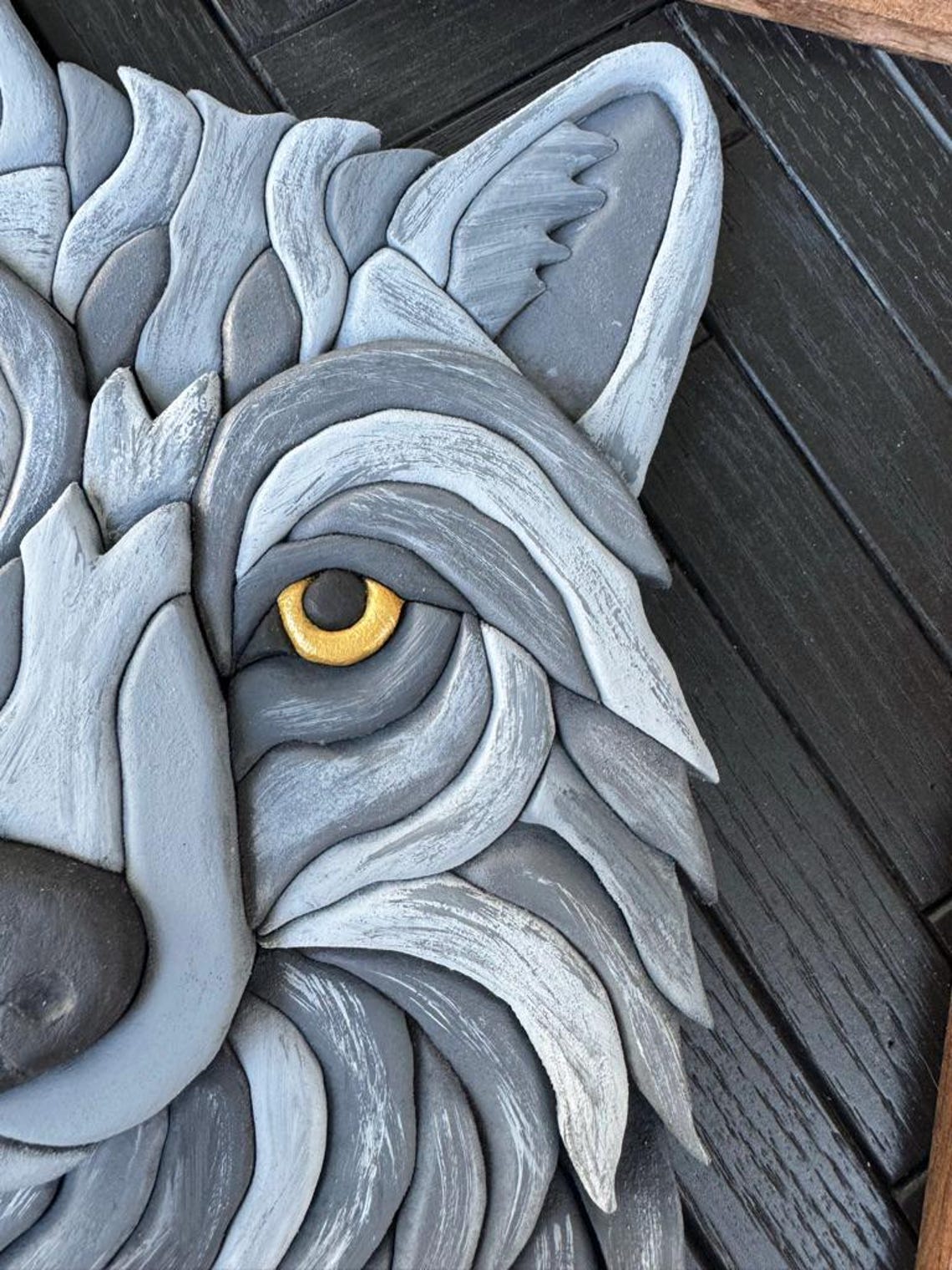 Wolf Intarsia Laser Cut File SVG Digital Download Scroll Saw Pattern - Etsy
