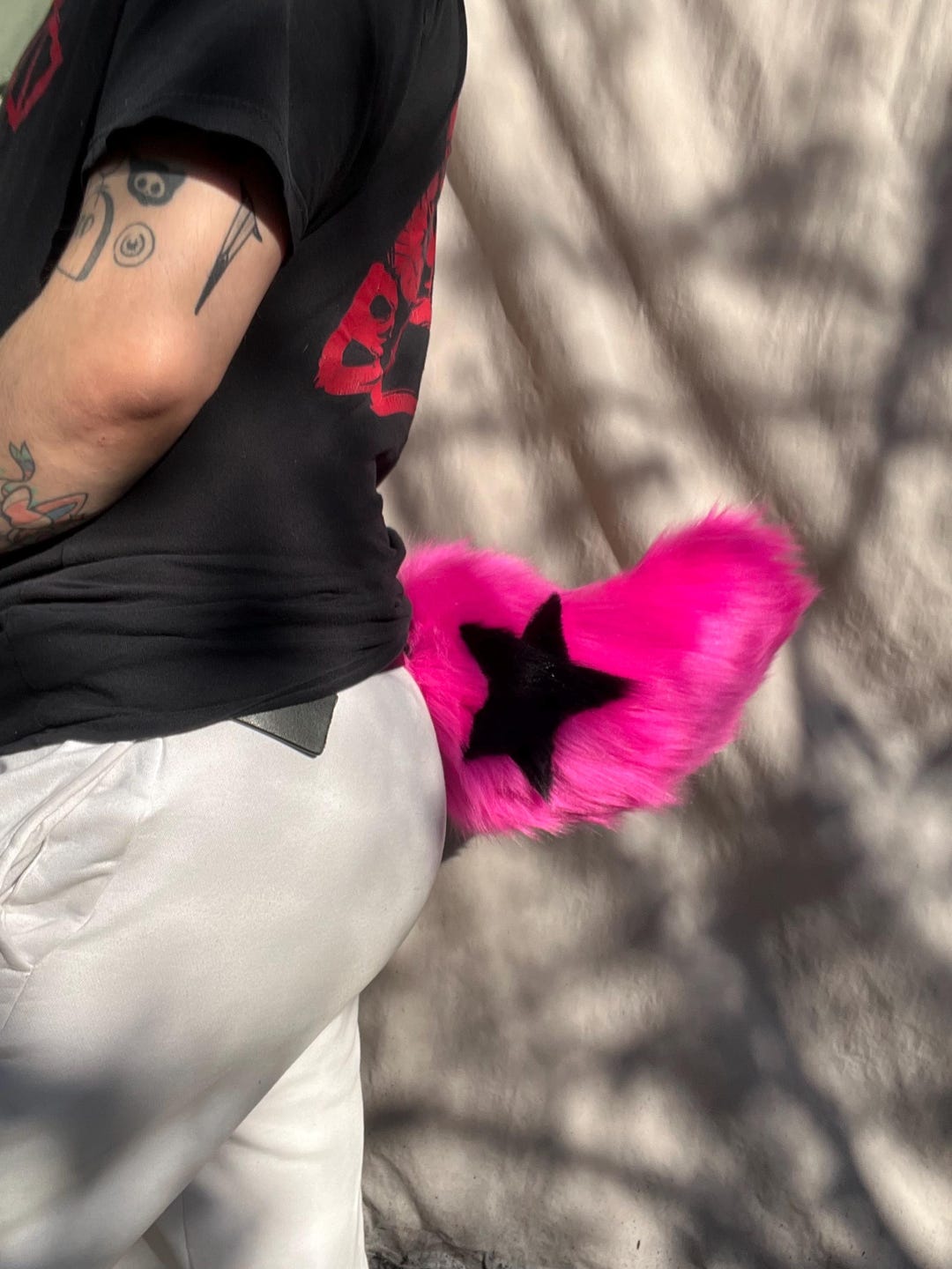 Pink Nub Dog Tail - Etsy