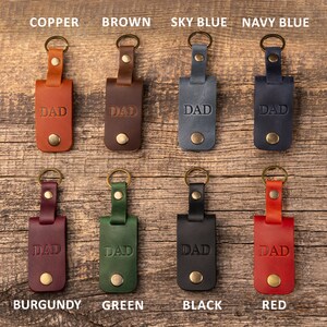 Personalized Unique Gift for Men, Mens Leather Keychain Gift, Best Mens ...