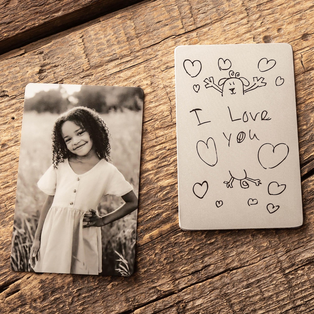 Dads Day Gifts - Personalized Men's Wallet Photo Card, Fathers Day ...