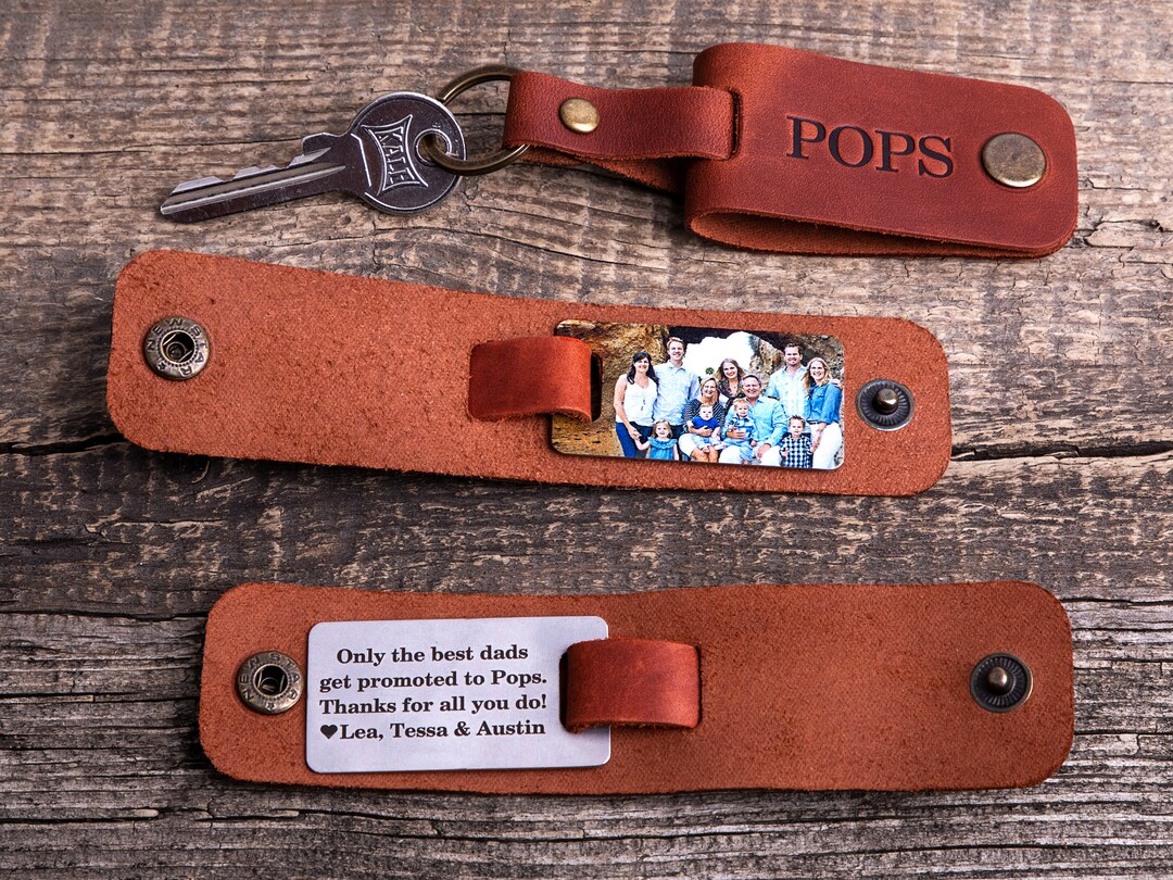 Personalized Unique Gift for Men Mens Leather Keychain Gift - Etsy