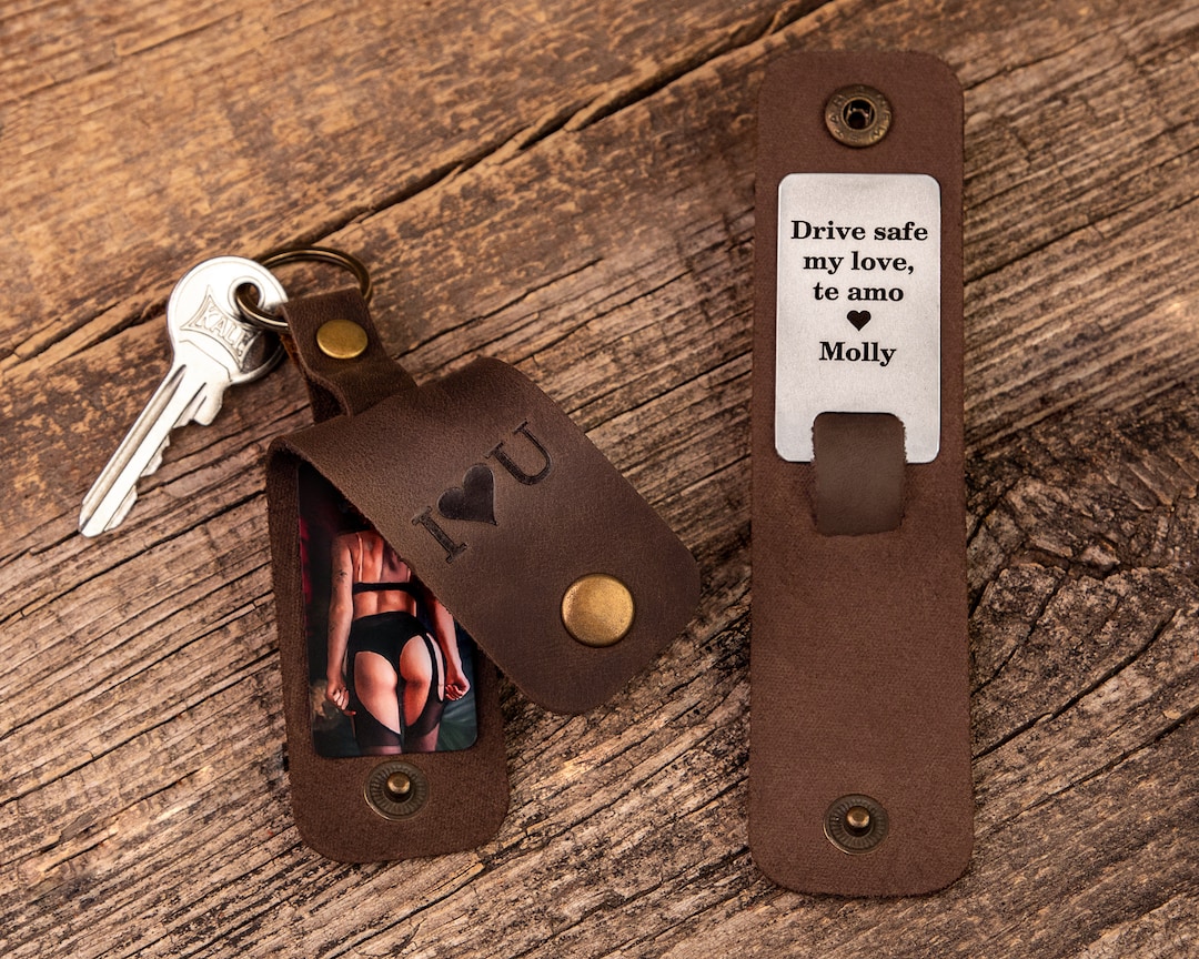 Personalized Unique Gift for Men Mens Leather Keychain Gift - Etsy