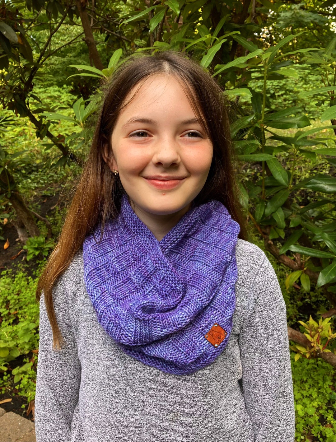 Bamboo Stitch Cowl Lightweight Wool Women’s - Etsy