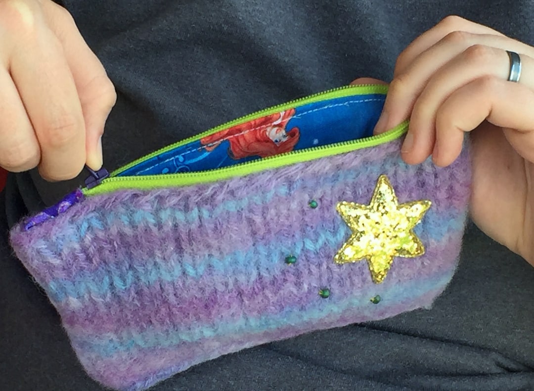 Knitted Coin Purse - Etsy