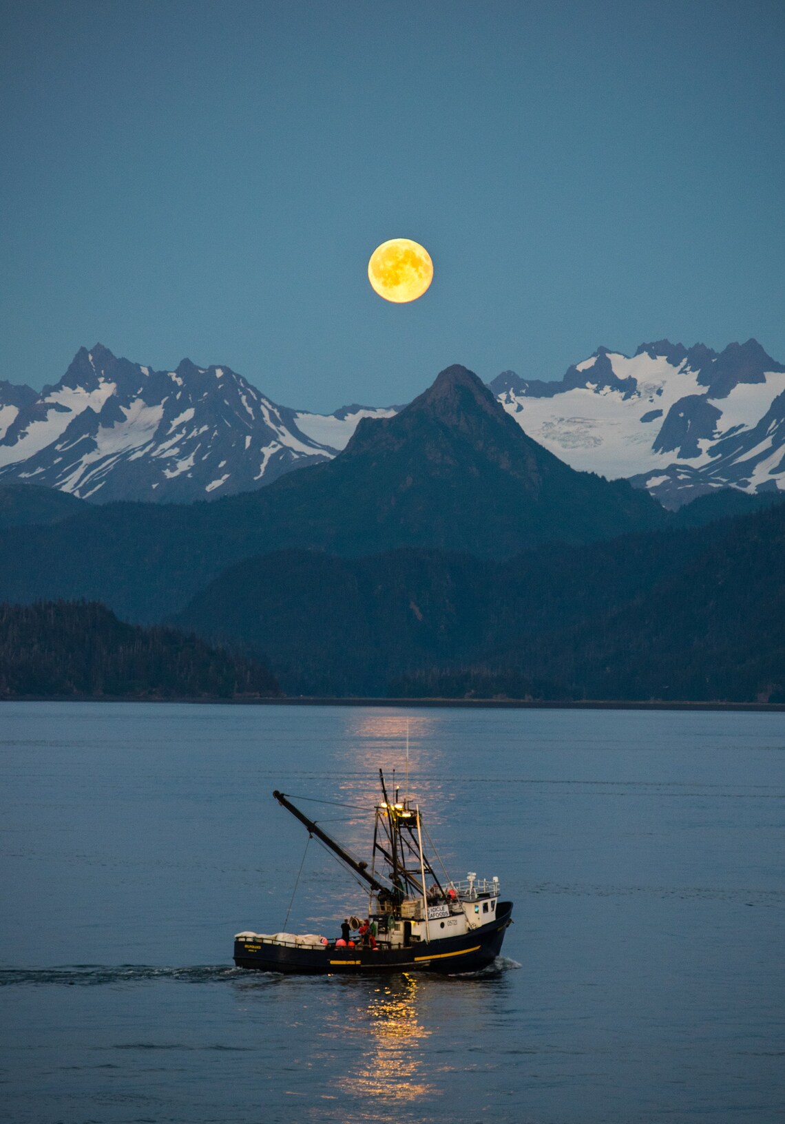 Blood Moon From the Homer Spit - Etsy