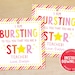 Teacher Appreciation Gift Tag Starburst Gift Tags Teacher - Etsy