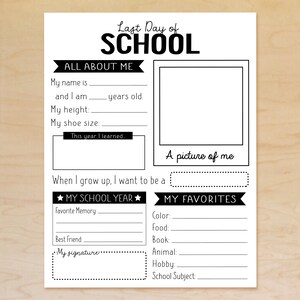 Back to School Interview, First Day of School Activity, Printable ...