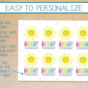 This Year is Looking Bright Tags, Back to School Gift Tag, Welcome Back ...