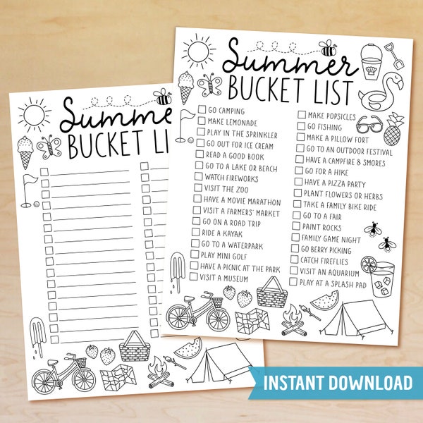 Bucket List - Etsy