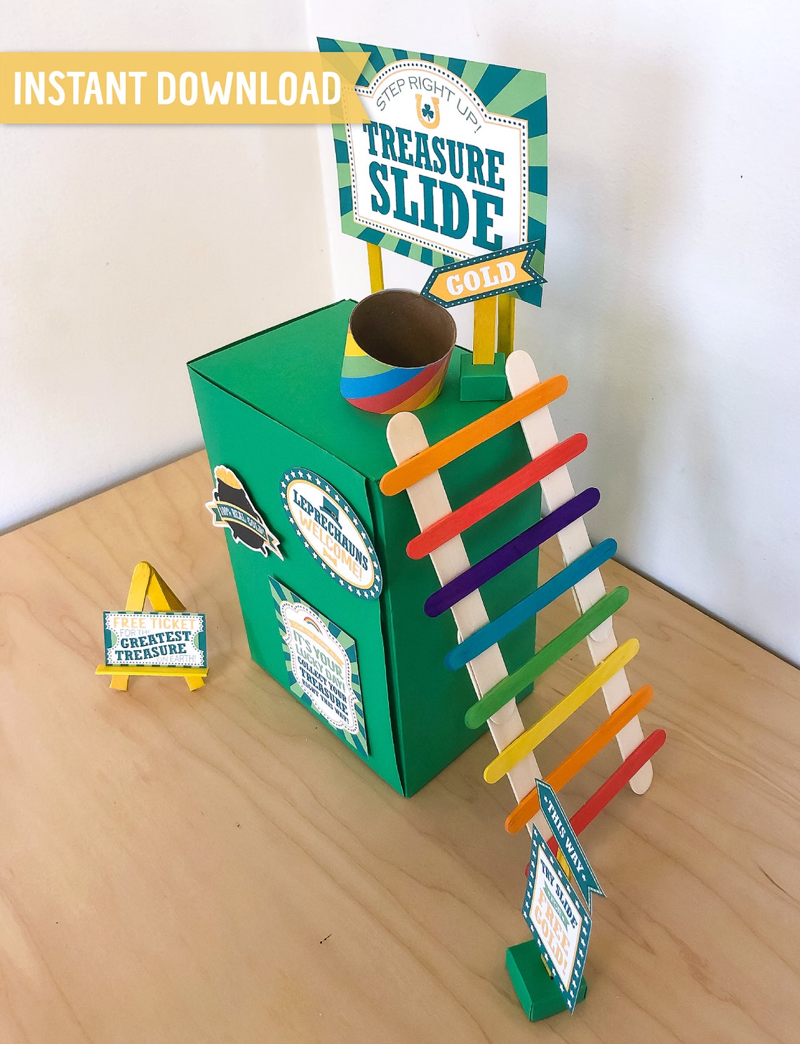Leprechaun Trap Printable DIY Leprechaun Trap St. - Etsy