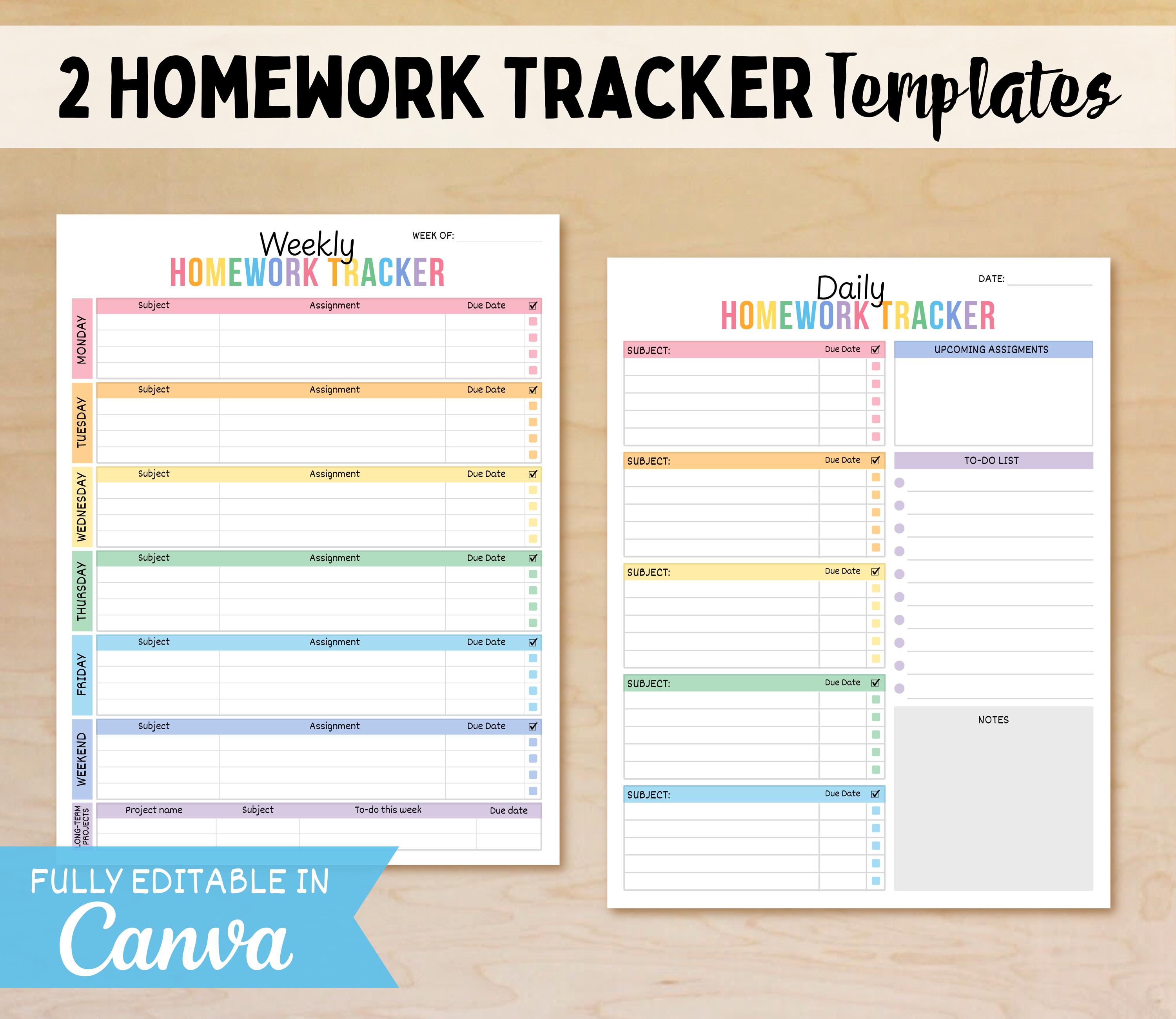 Editable Kids Chore Chart and Behavior Chart Bundle, Responsibility ...