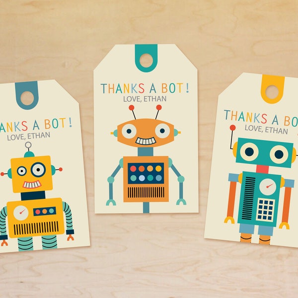 Robot Party Favor - Etsy