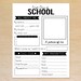 Back to School Interview, First Day of School Activity, Printable ...