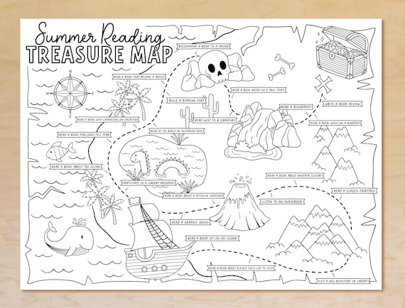 Mapa Del Tesoro Para Imprimir Escape Rooms Imprimibles, Breakouts Y