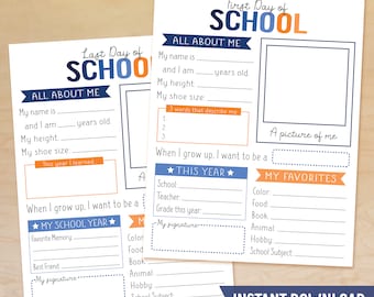 First Day of School Interview, Back to School Printable, Worksheet ...