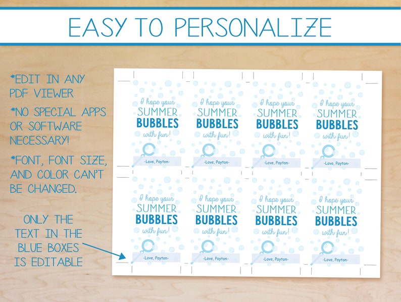 Hope Your Summer Bubbles With Fun, End of the Year Tag, Summer Break ...