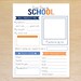 Back to School Interview, First Day of School Questionnaire, Printable ...