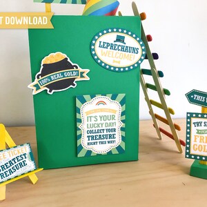 Leprechaun Trap Printable, DIY Leprechaun Trap, St. Patrick's Day Kids ...