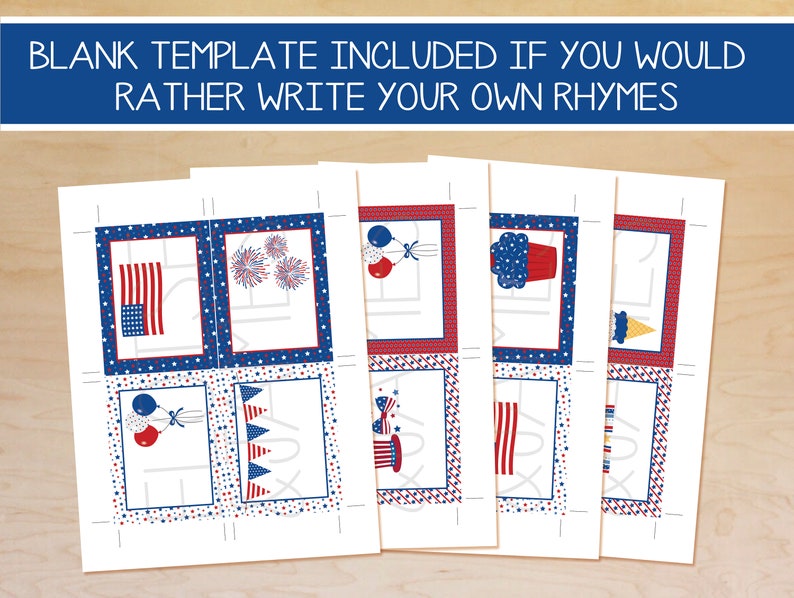 4th of July Indoor Scavenger Hunt Clue Cards, Fourth of July Treasure ...