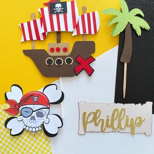 Pirate Cake Topper, Pirate Party, Pirate Birthday, Pirate Decorations ...