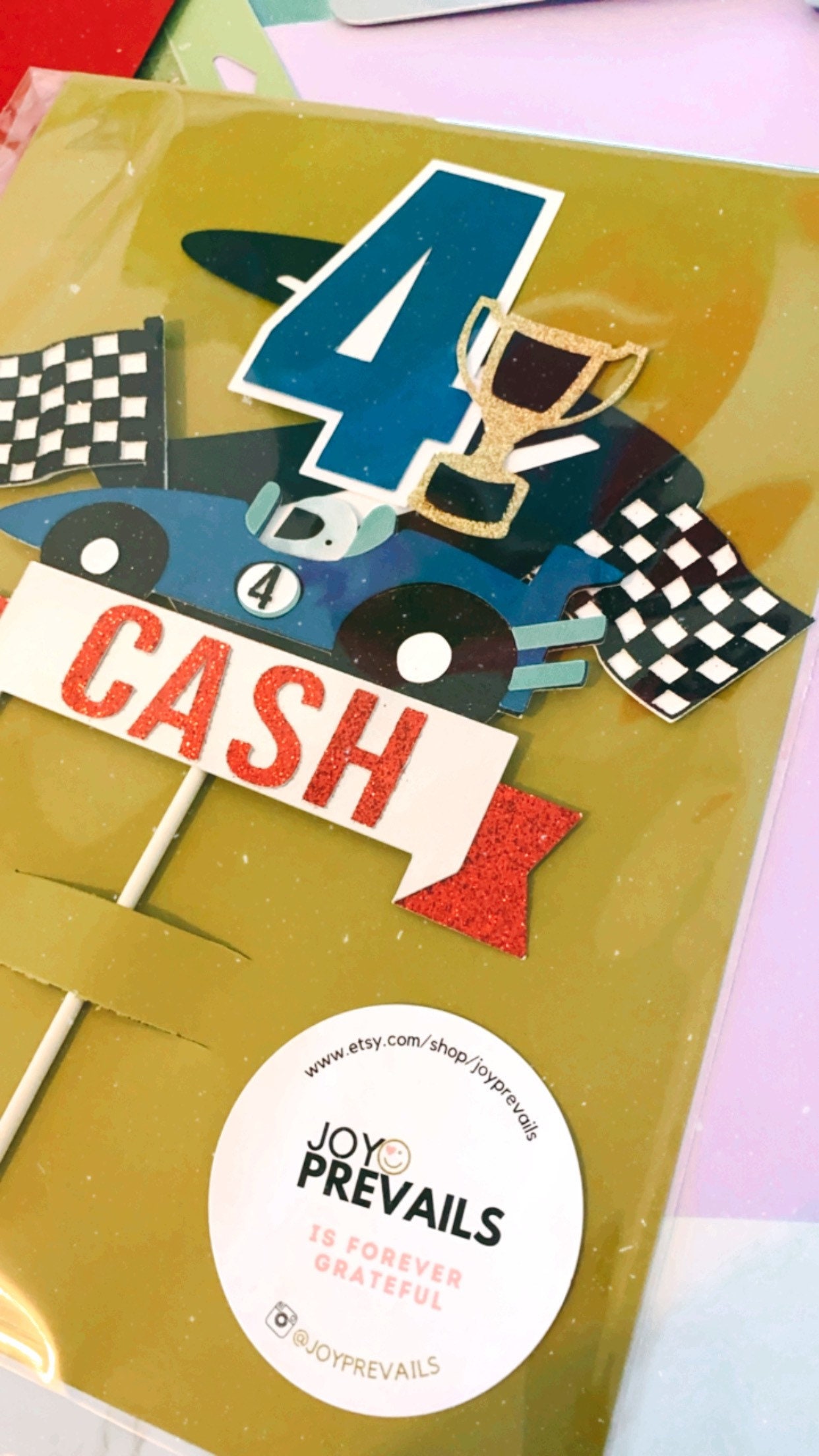 Vintage Car Cake Topper Race Car Topper Cars Theme Party - Etsy UK