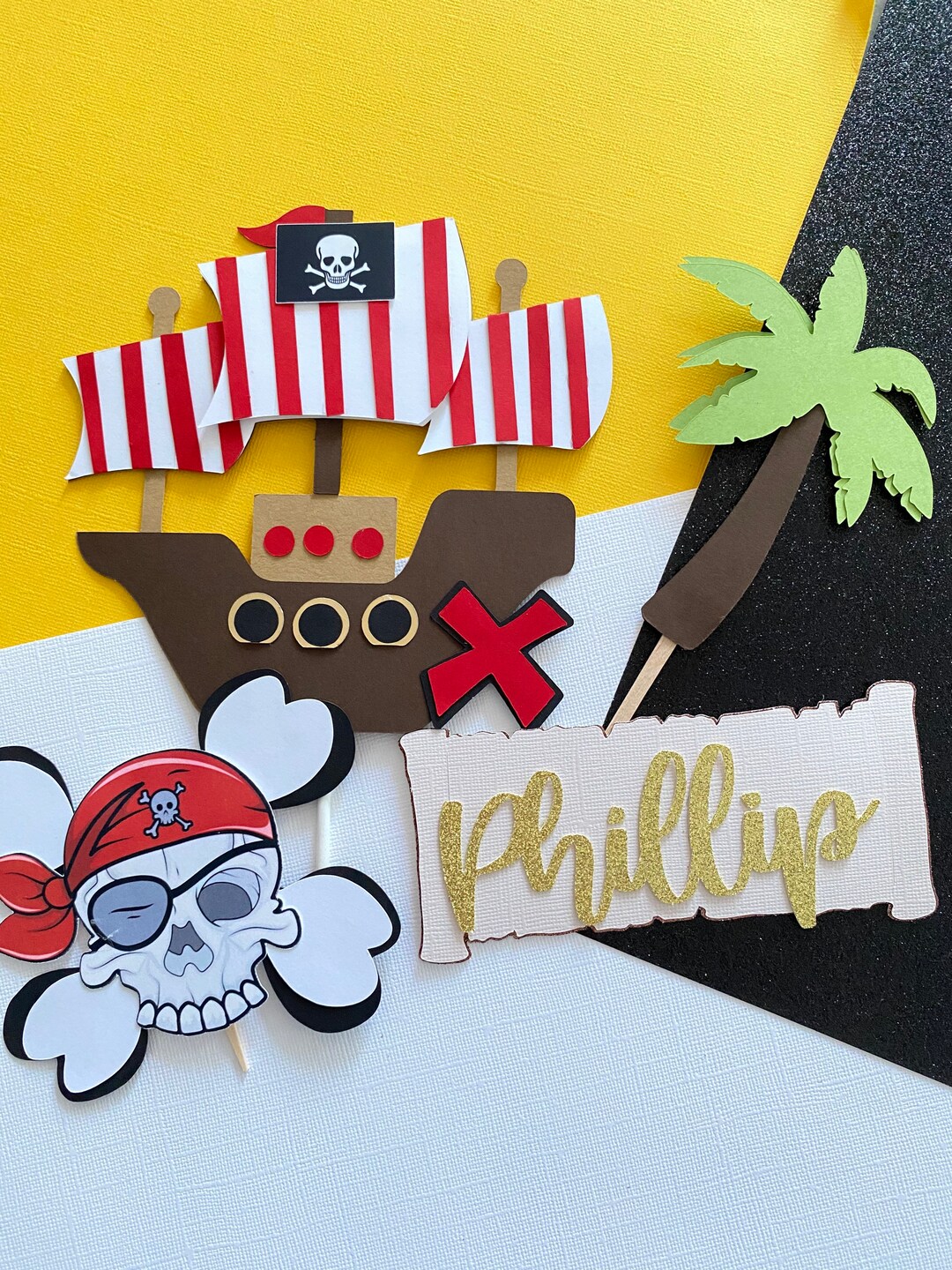 Pirate Cake Topper, Pirate Party, Pirate Birthday, Pirate Decorations ...