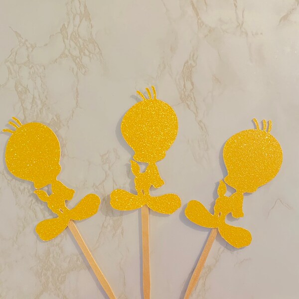 Tweety Bird Cupcake Topper - Etsy