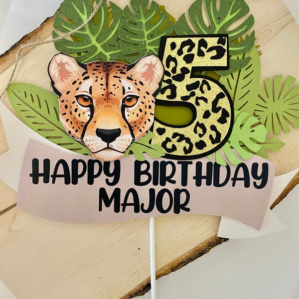 Jungle Cake Topper - Etsy