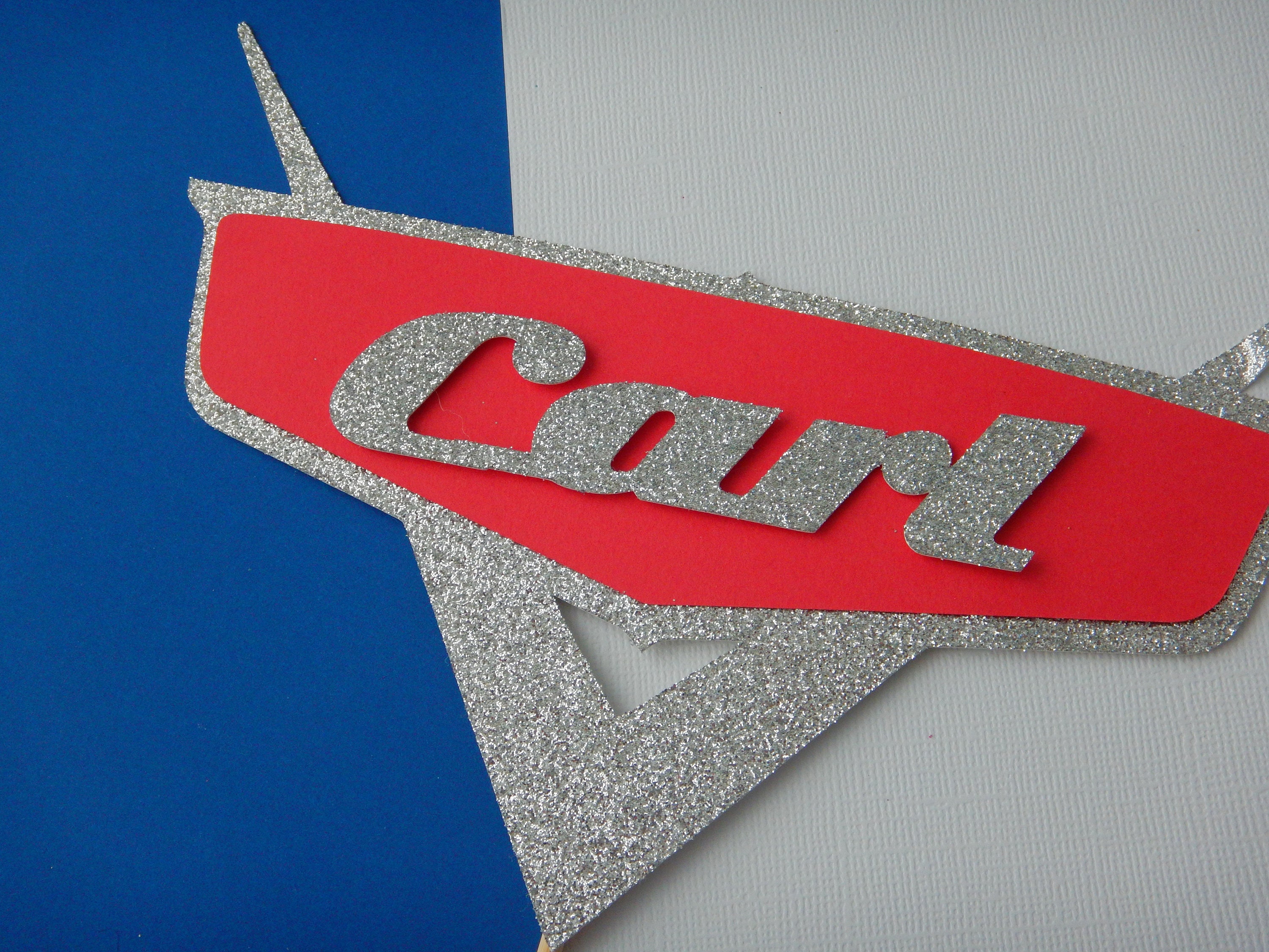 Personalized Name Topper Cars Theme Party Cars Topper Boy - Etsy