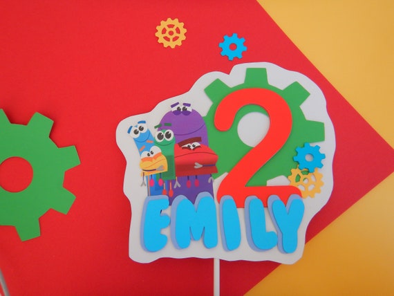 Storybots Cake Topper Story Bots Party Decor - Etsy
