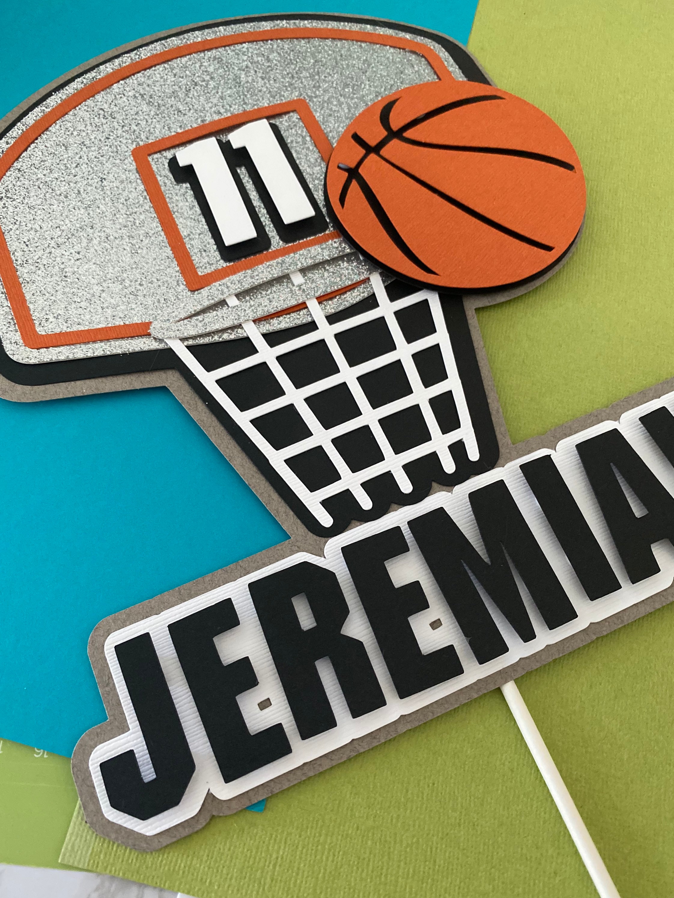 Basketball Cake Topper Basketball Party Basketball Theme - Etsy