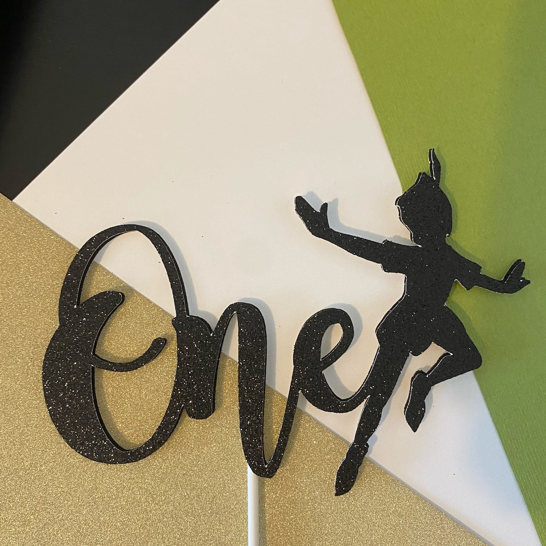 Peter Pan Smash Cake Topper, Peter Pan Cake Topper, Peter Pan First ...