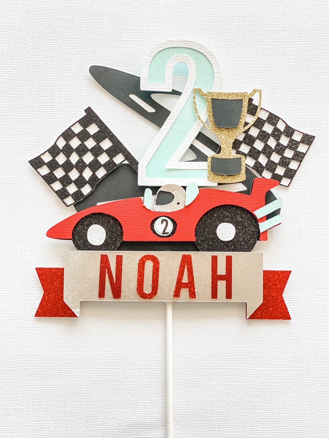 Vintage Car Cake Topper, Race Car Topper, Cars Theme Party, Cars Topper ...