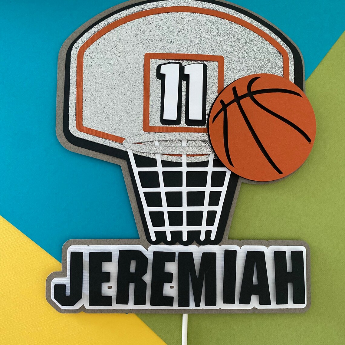 Basketball Cake Topper Basketball Party Basketball Theme - Etsy