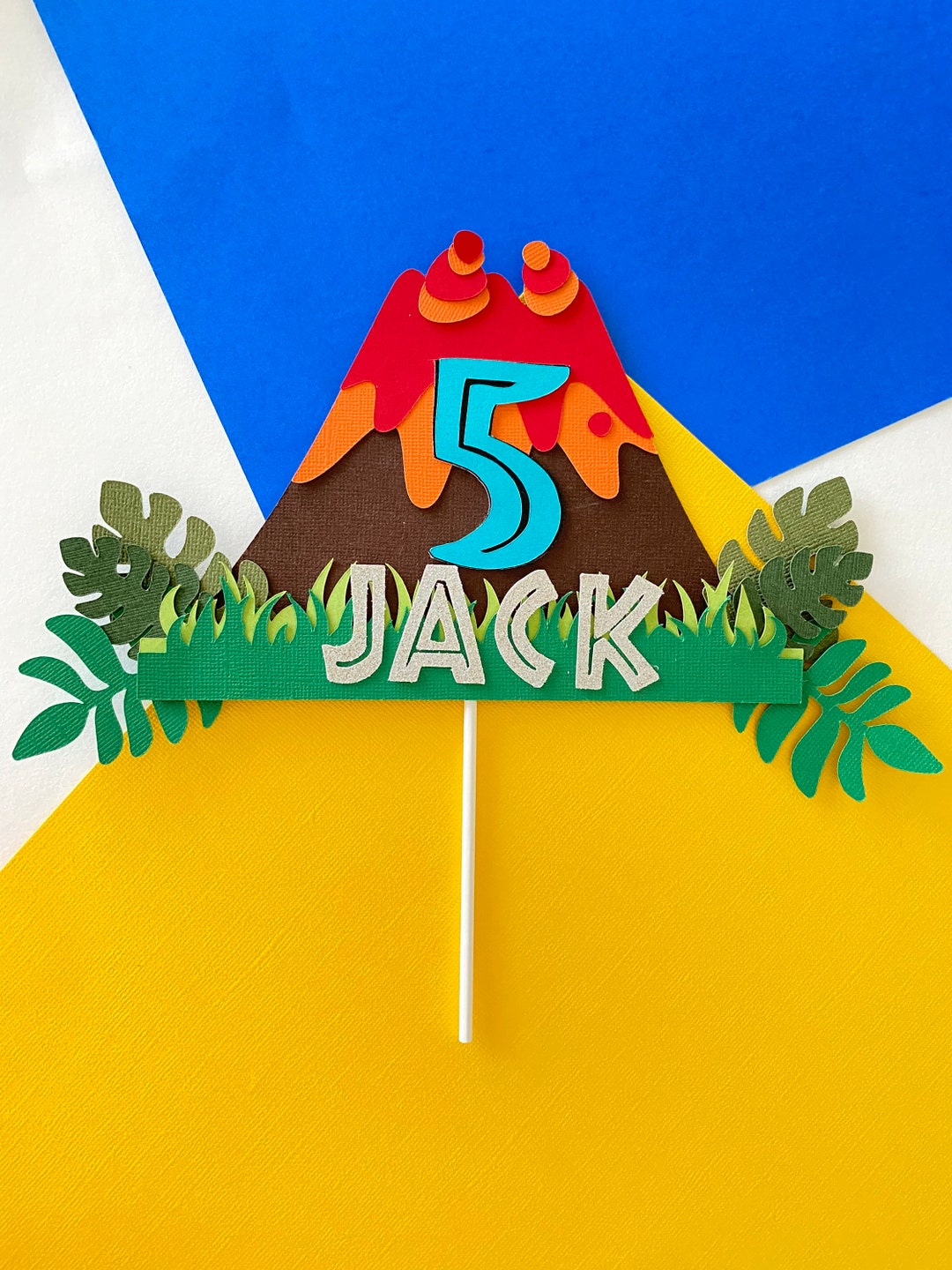 Volcano Cake Topper, Volcano Birthday Theme, Lava Birthday - Etsy España