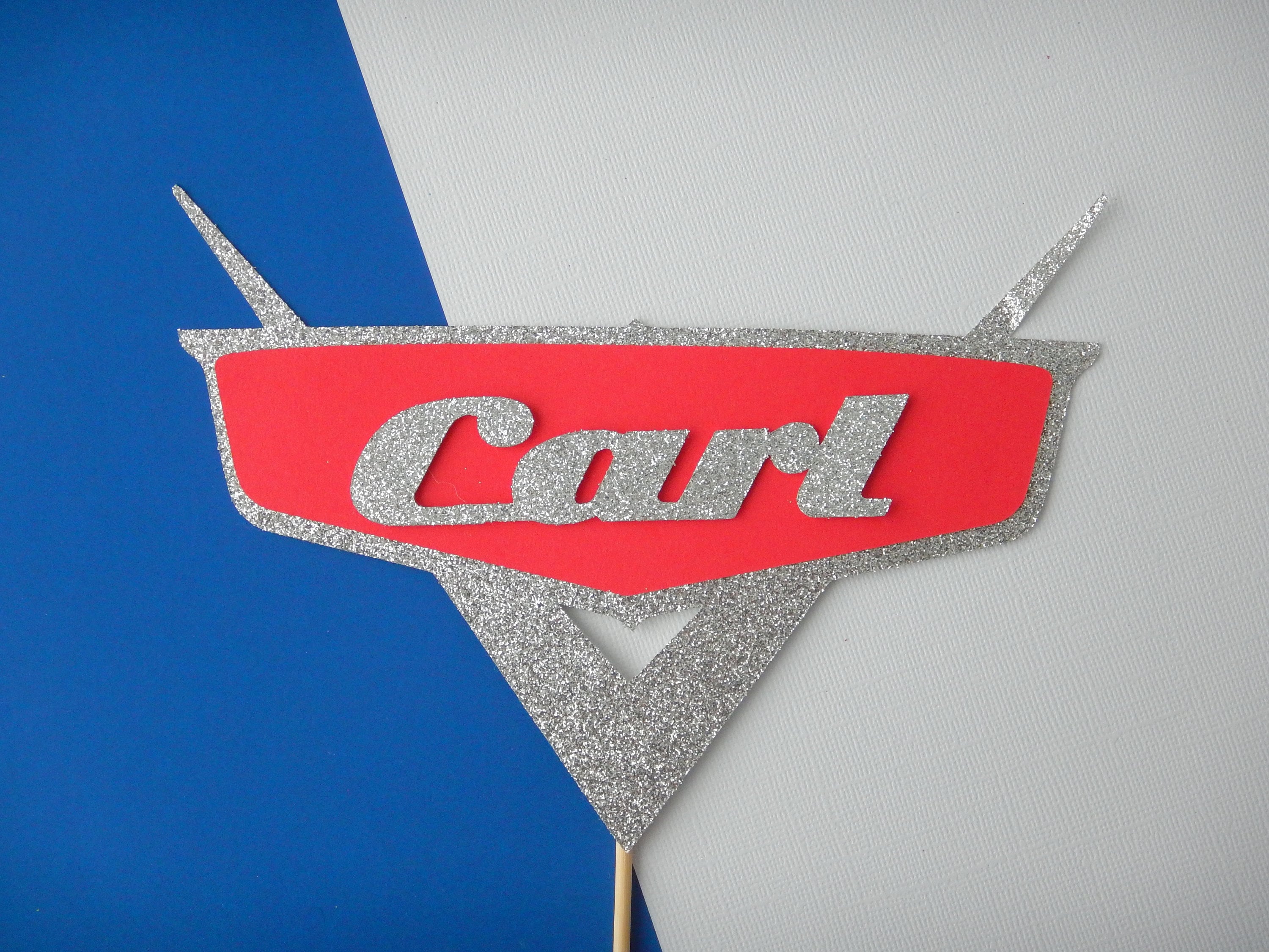 Personalized Name Topper Cars Theme Party Cars Topper Boy - Etsy