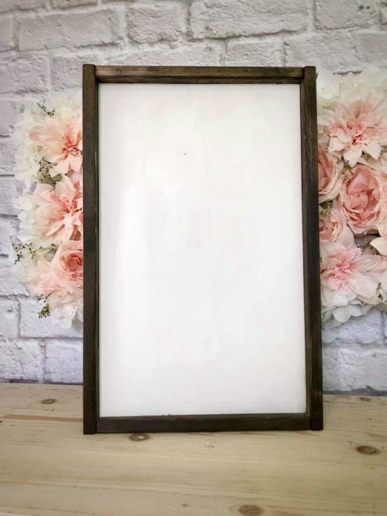 Framed Wood Sign, Diy Wood Sign, Blank Wood Sign, 12” Wide and 3 ...