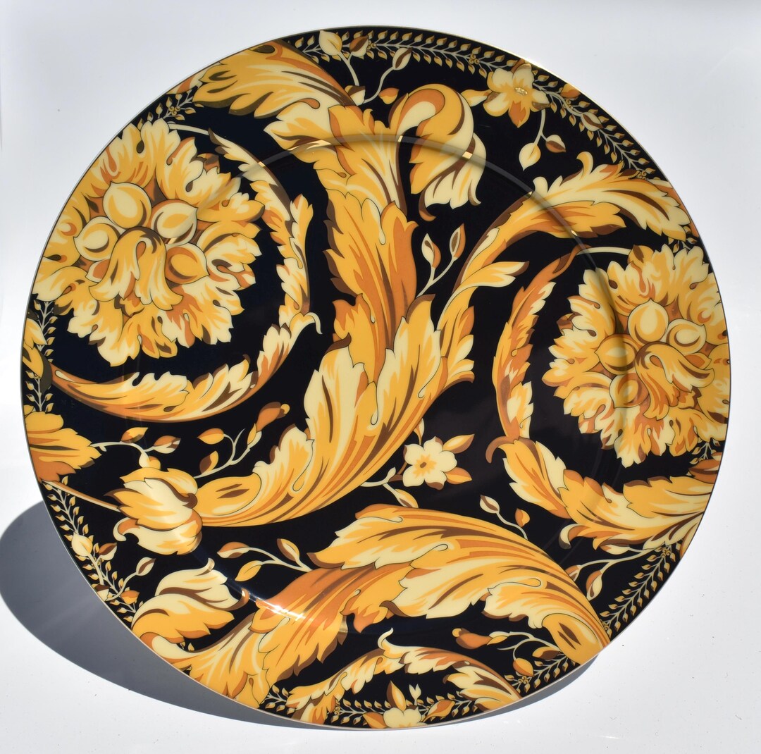Rosenthal Versace VANITY Wall Plate/charger (33cm/13") - as New! (2 ...
