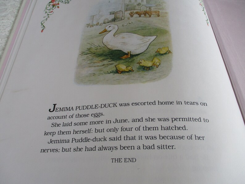 Vintage the Tale of Jemima the Puddle Duck Children's Book - Etsy